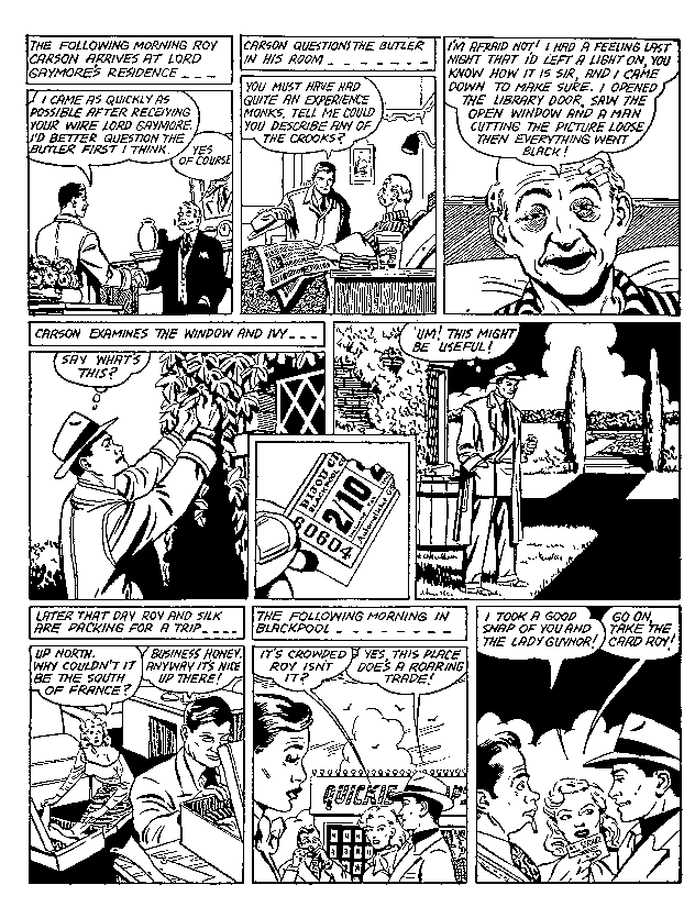 Art of Denis McLoughlin: Roy Carson Story